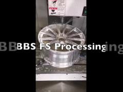 O BBS FS forjou a roda 19x8.5 5x112 42mm Diamond Black
