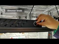 4 planta uv do espectro 3000k 660nm ir do canal conduzida crescer 720w claro para o crescimento vegetal