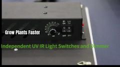 BAVAGREEN 130W Dimmable LED Grow Lamp