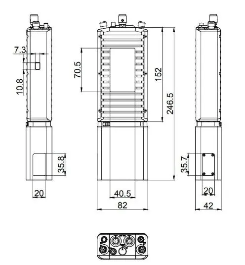 Light High Reliability Wireless Handheld IP Mesh Radio Video Transmitter