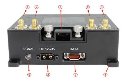 70km Frequency Hopping Uav Drone Accessory Video Data Link Radio