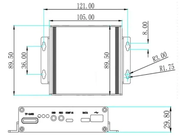 Low Latency Mini Cofdm Wireless HD Video Receiver