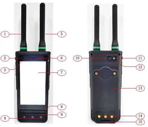 4G/Dmr/WiFi Supported 1T1R AES Handheld Radio