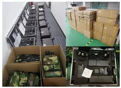 1W 1~2km Range Walkie Talkie 82Mbps Handheld IP Mesh Radio