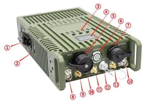 4W AES256 4G GPS/Bd Ptt WiFi Integrated Mesh Radio