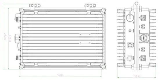 Fpga Long Distance Fhss Outdoor Base Station Transceiver