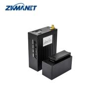 China COFDM Handheld Image Transmitter 2km Range 30dBm with Voice Intercom Low Latency for sale