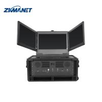 China FHSS Triple Screen 2W 56Mbps Portable Command Station Wireless Mesh Transceiver for sale
