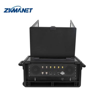 China FHSS Dreifachbildschirm 2W 56Mbps Portable Command Station Wireless Mesh Transceiver zu verkaufen