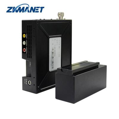 중국 ZKMANET1242T 1.5-3km COFDM 비디오 링크 무선 송신기 배터리 판매용