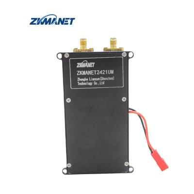 중국 ZKMANET2421UM 드론 UAV VTOL용 사용자 지정 데이터 링크 IP OFDM 비디오 송신기 판매용