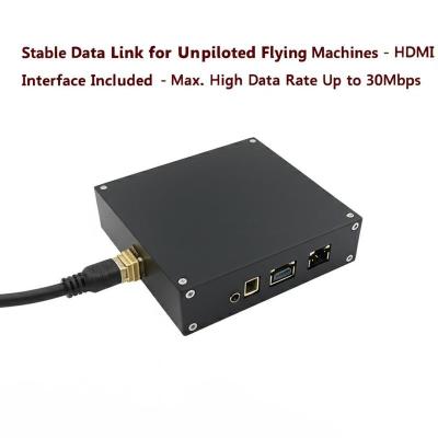 China Drone Data Link 30Mbps 4W Output with HDMI and LAN Interfaces for sale