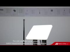Robuuste IP65 300mW Lang bereik 20km LOS UAV Drone Auto-Tracking Ground Antenna Terminal
