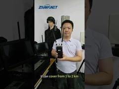 Entrada HDMI, intercomunicador de voz, posicionamento GPS/Bd e WiFi Hotspot Transmissor de vídeo Mini Mesh