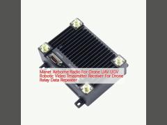 Radio aerotransportada Manet para drones UAV UGV Transmisor de video robótico Receptor para drones Repetidor de datos de relé
