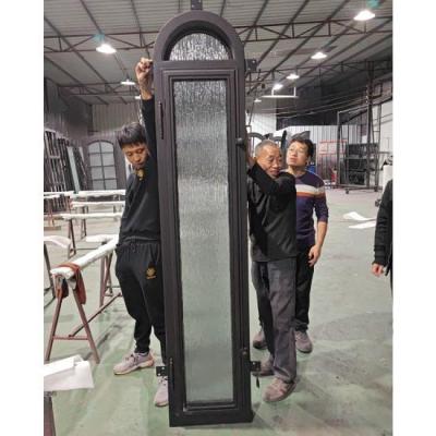 China Elegant Single Panel Iron Door Sophistication Wrought Iron Windows for sale