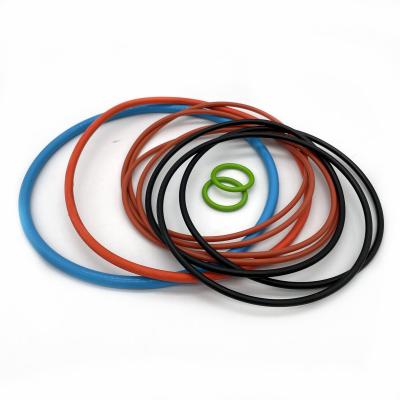 Cina Dimensione personalizzata Materiale colore NBR FKM HNBR EPDM Rubber O Ring Seal Per l'industria petrolifera e del gadget in vendita