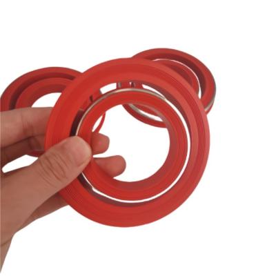 China Brass Or Stainless Steel Backup Rubber Union Ring NBR HNBR FKM Setting Tool Hammerless Union Seals for sale