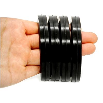 China Guiberson Vee Lip Type Rings 607 Black Custom Union Seal Rings For Water Application for sale