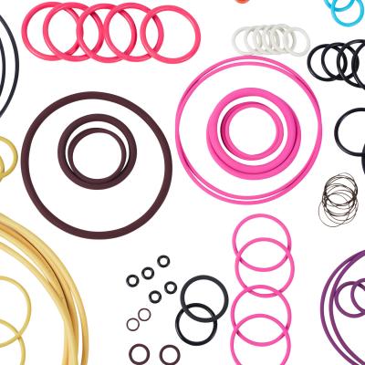 China Compression Moulding Service Custom Silicone Rubber O Rings for sale
