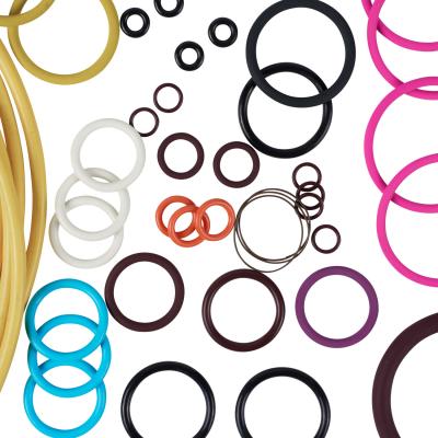 China AS568 Standard Colors Elastic Nitrile Rubber O Rings Widely Used for sale