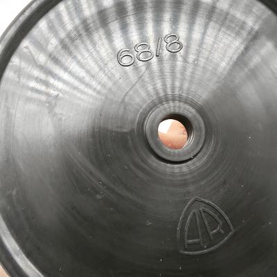 中国 高品質の 68/8 モデル nbr または fkm ポンプ用水器用ゴム膜 販売のため