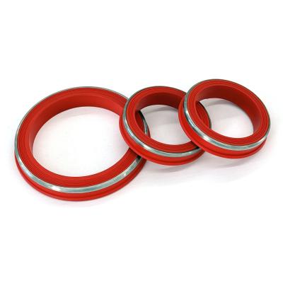 China Temperature Resistant FKM Lip Style Hammer Union Seals with SS Ring Designed for H2S & CO2 Environments for sale