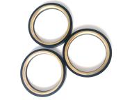 China 80 Duro Nitrile Hammer Union Seal Ring With Brass / Stainless Steel Ring for sale