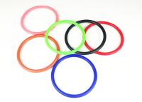 China Bright Color Silicone Rubber Seal Rings / Rubber Ring Gasket Anti - Aging for sale