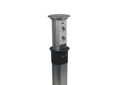 China Elevation Type Conference Table Pop Up Box 250V 16A With 2 x EU Sockets for sale