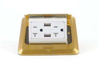 중국 출구 넘치는 지면 - 거치한 Power Point 이중 저장소가 20A 125V 60Hz 테이블에 의하여 갑자기 나타납니다 판매용