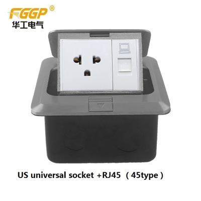 Китай 110V 250V 3.4A 5V вывело наружу заряжатель USB двойной хлопает вверх выход пола продается