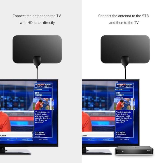 High Quality Outdoor indoor TV antena high gain digital antennas hdtv aerial uhf vhf tv antenna for long range