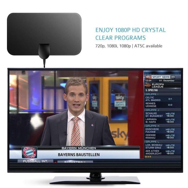 High Quality Outdoor indoor TV antena high gain digital antennas hdtv aerial uhf vhf tv antenna for long range