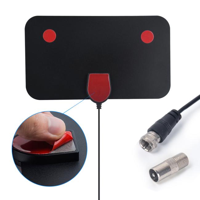 Amplified HD Digital TV Antenna with 150 Miles Range Signal Booster Support 4K 1080p HDTV