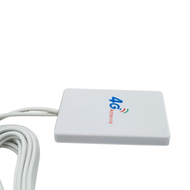 4G LTE antenna dual interface CRC9 small flat panel high gain router Internet card external antenna