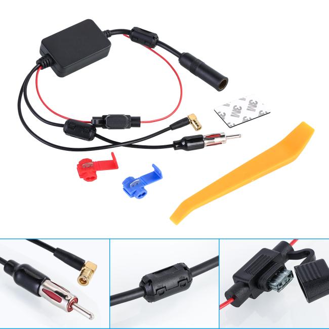 Hot Selling Product DAB Am Fm radio antenna amplifier Car radio Signal Amplifier
