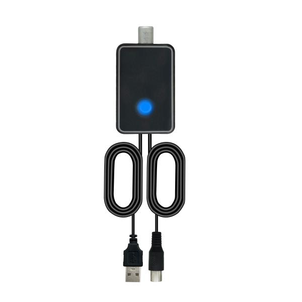 Quality Wire 1.5C-2V/black L 0.6M Indoor TV Antenna Amplifier Digital Ground Wave HDTV Signal Booster for Europe Standard for sale