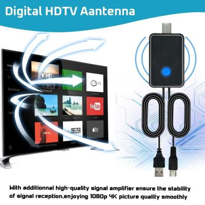 China 50 Mile Receiving Range Europe Standard TV Antenna Amplifier with Linear Polarization and Light Booster for sale