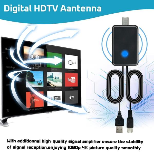 Quality 50 Mile Receiving Range Europe Standard TV Antenna Amplifier with Linear for sale