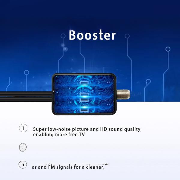 Quality 20mA Current Consumption Digital HDTV Signal Amplifier Booster for Cable TV Fox for sale
