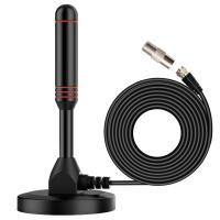 Quality UV Protected ABS Iron 75 Ω Input Impendence Magnetic Digital Indoor HDTV TV Antenna for DVB-T DVB-T2 VHF UHF TV HDTV for sale