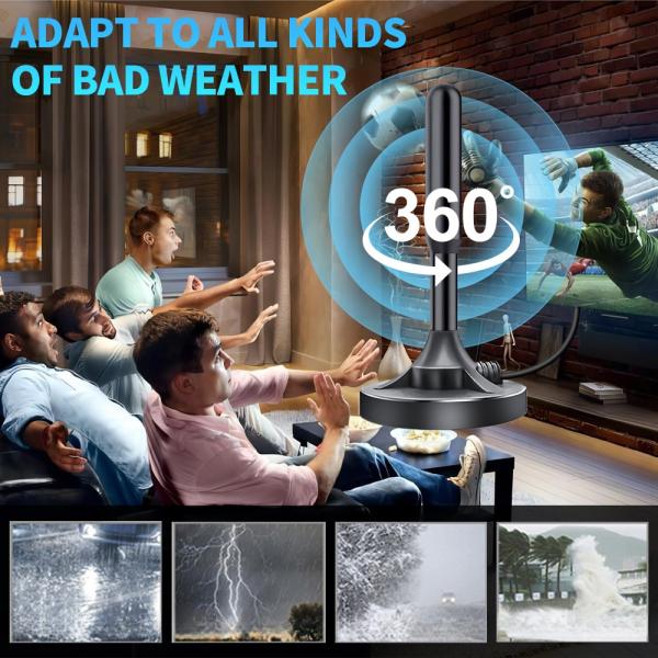 Quality UV Protected ABS Iron Input Impendence 75 Ω Antenna TV Receiving Signal 2024 for sale
