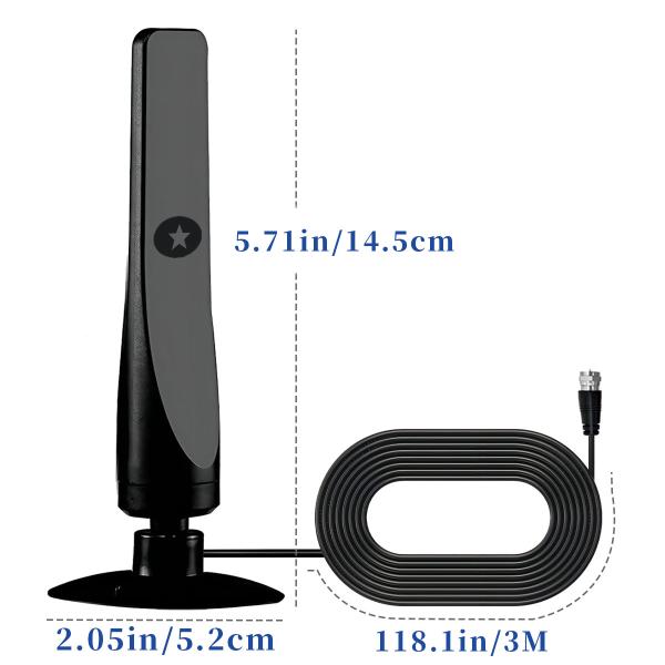 Quality Indoor DVB-T TV Antenna TV Digital Signal Receiver Antennas with High Strong for sale
