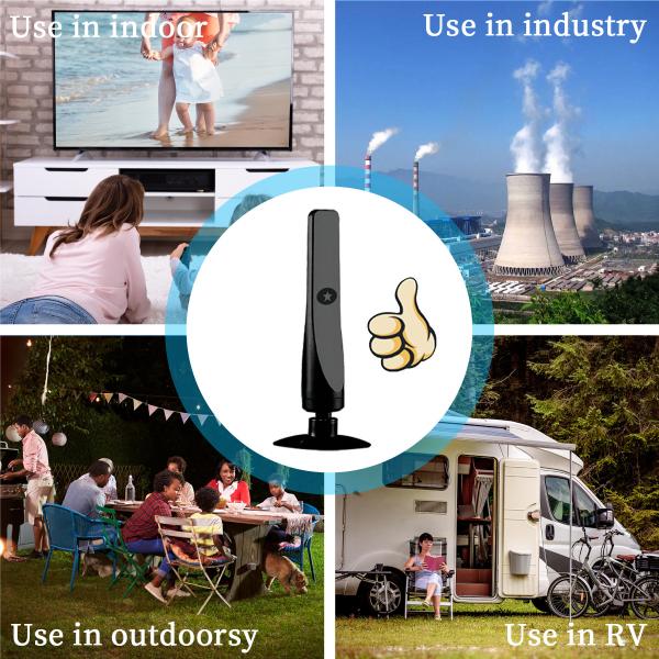Quality Indoor Digital Amplified TV Antenna 50 Miles Range Powerful Amplifier Supports for sale