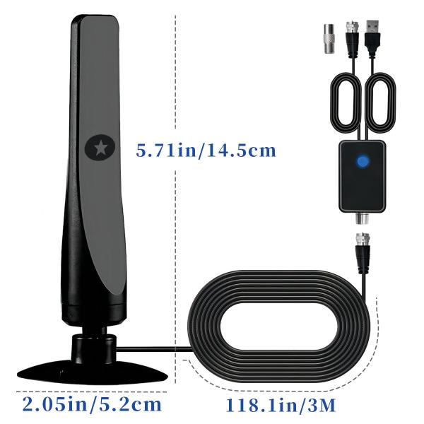 Quality 166G Impedance 75 Ohm HDTV Signal Receiver Amplifier Digital Outdoor Aerial Set for sale