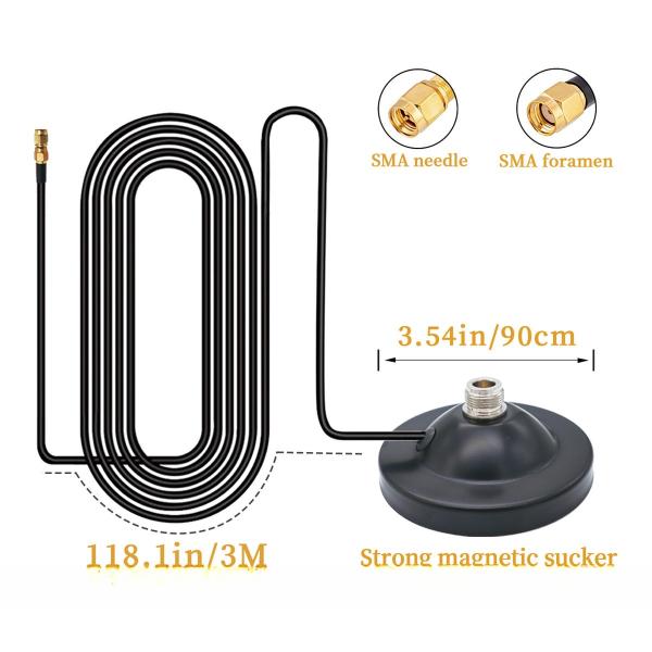 Quality 0-6000 MHZ Frequency High Gain 8dBi 2.4G 5.8G WIFI Outdoor Fiberglass Omni for sale