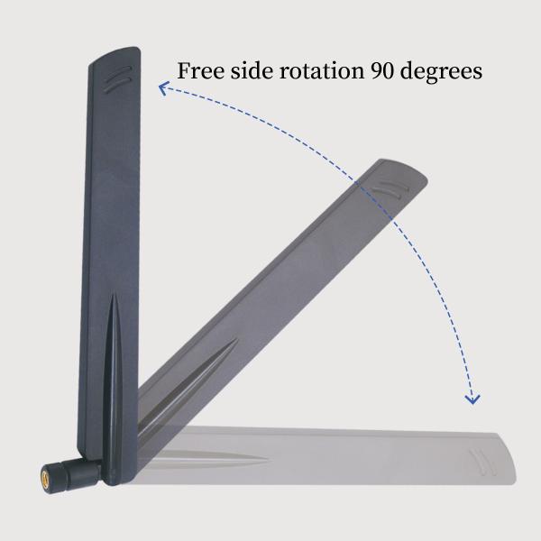Quality High-Gain Dual Band 2.4G 5G WIFI Antenna 5DBI Vertical Polarization Internal SMA for sale