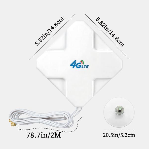 Quality Multiband communication antenna Flat 4G 5g LTE Patch Hanging Panel Directional for sale
