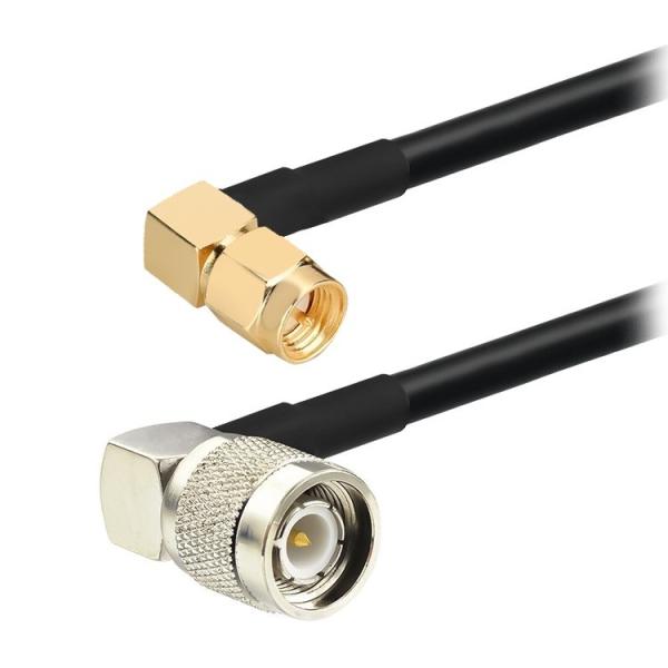 Quality Network Component RF Right Angle SMA To TNC Male Connector Pigtail adapter cable for sale